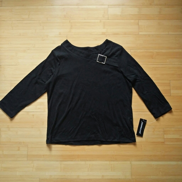 jason maxwell | Tops | Nwt Jason Maxwell Asymmetrical Neck Top | Poshmark